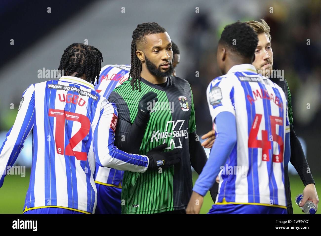 Sheffield, UK. 26th Jan, 2024. Coventry City midfielder Kasey Palmer ...