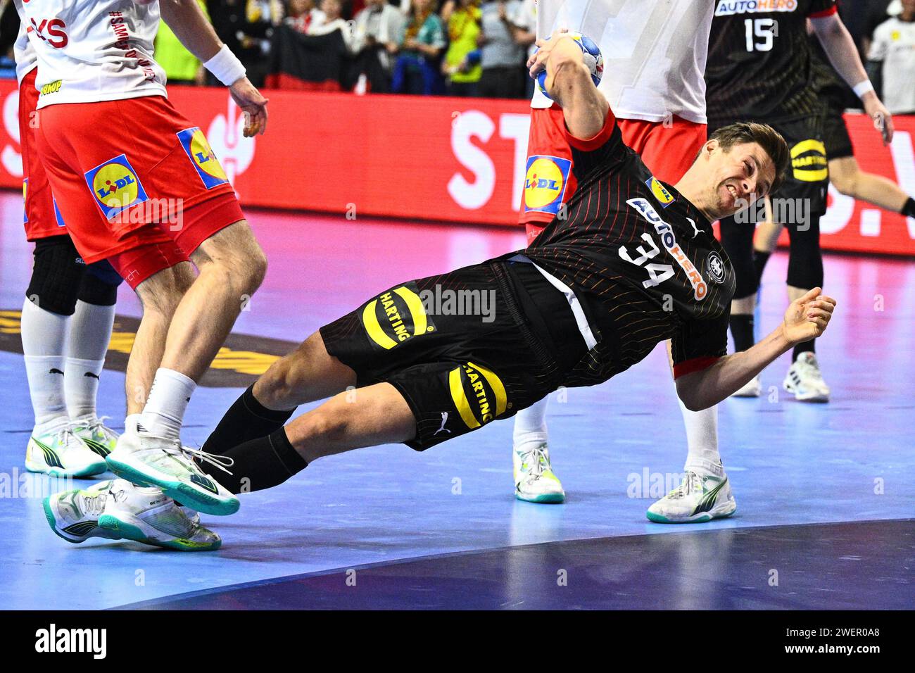 Cologne, Germany. 26th Jan, 2024. Handball: European Championship ...