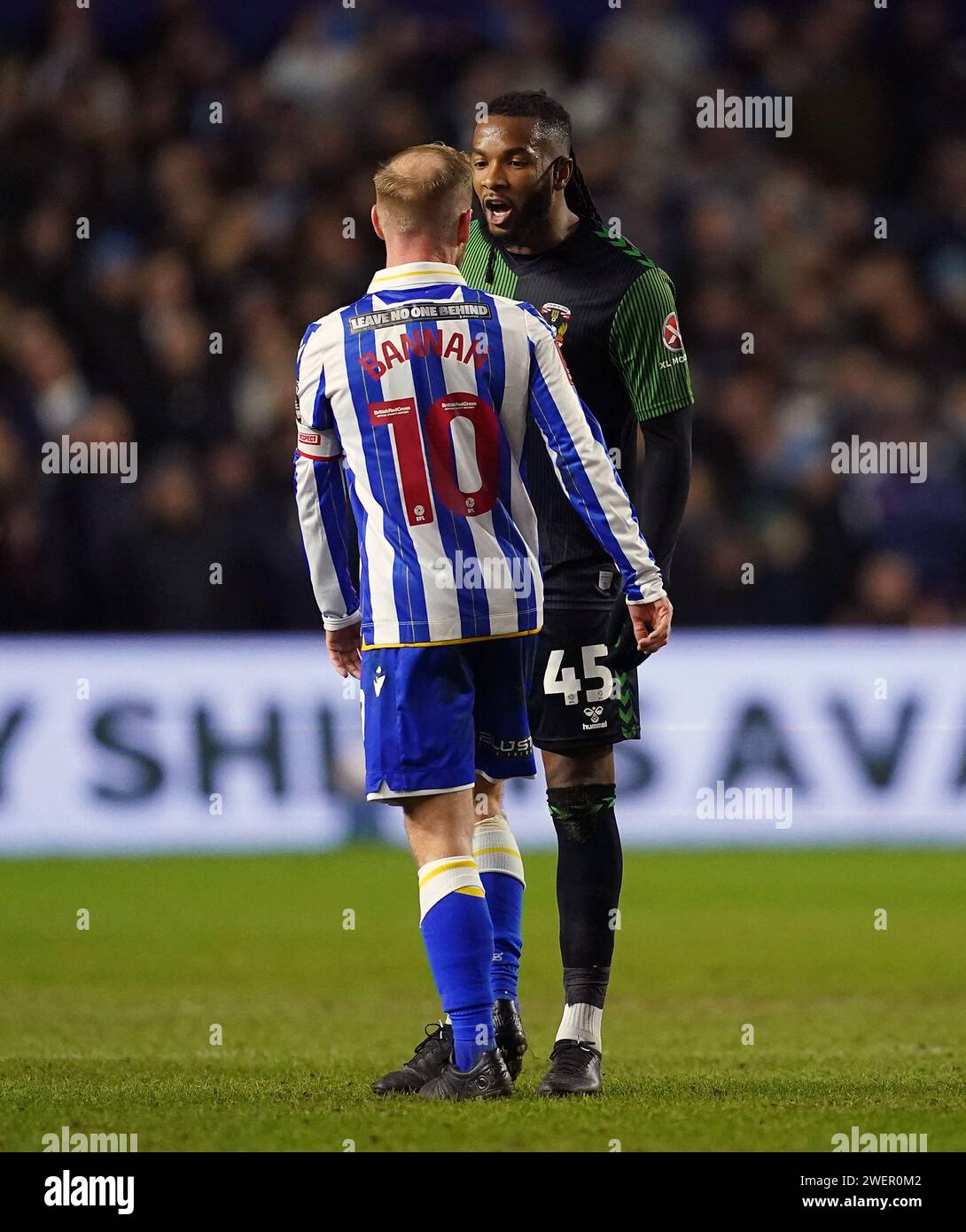 Coventry City's Kasey Palmer and Sheffield Wednesday's Barry Bannan ...