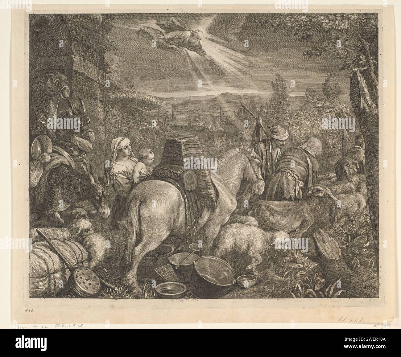 Abraham leaves Haran, 1646 - 1658 print Abraham leaves for God's order ...