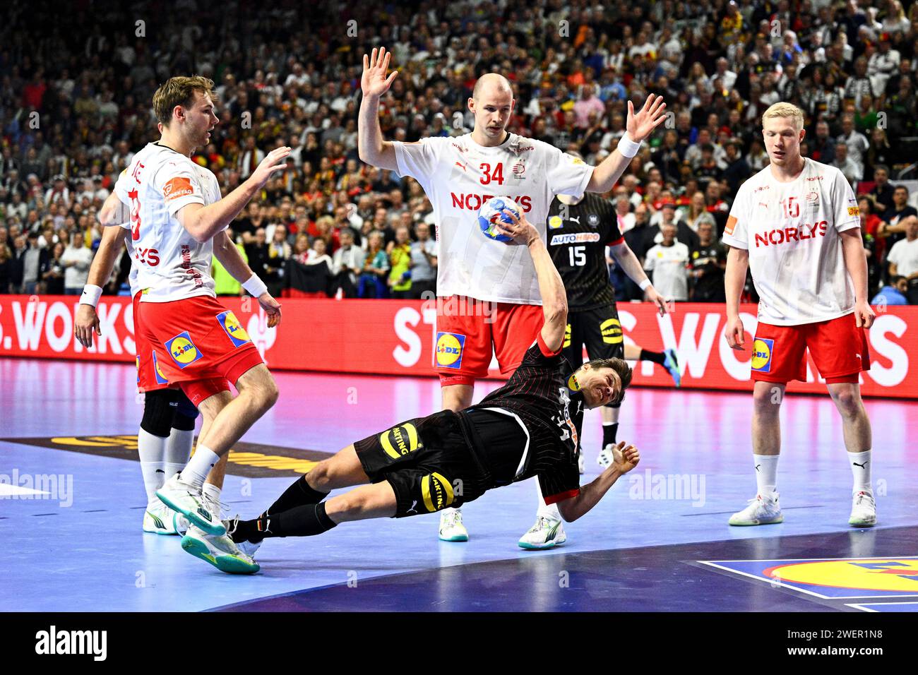 Cologne, Germany. 26th Jan, 2024. Handball: European Championship ...
