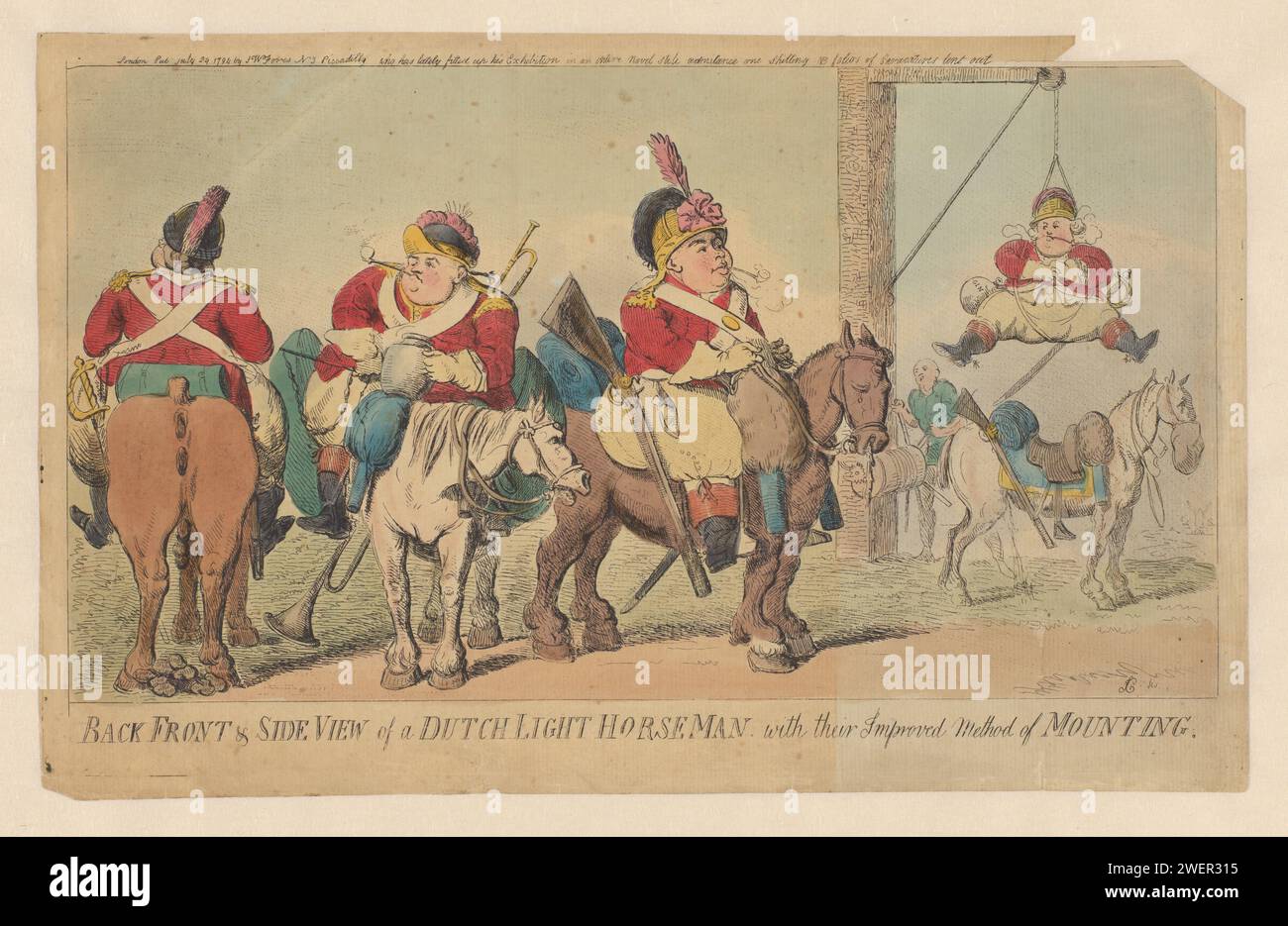 Improved method of the Dutch Light Cavalry to climb a horse, Isaac ...