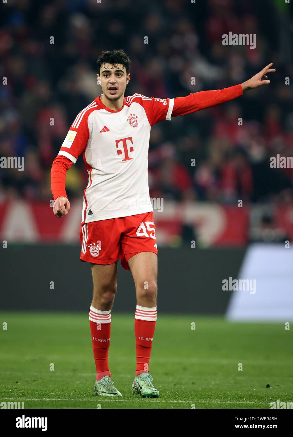 Aleksandar Pavlovic of Bayern Muenchen FC Bayern MŸnchen - VfB ...