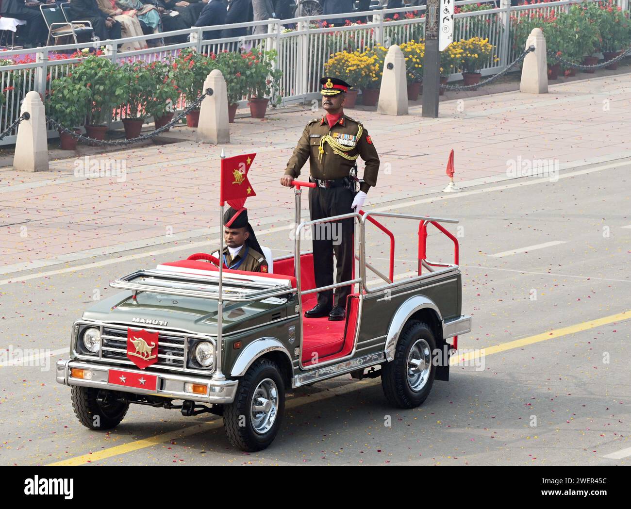 NEW DELHI, INDIA - JANUARY 26: Parade Second in Command, Major General ...