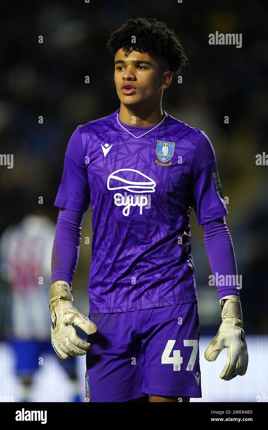 Sheffield Wednesday goalkeeper Pierce Charles during the Emirates FA ...