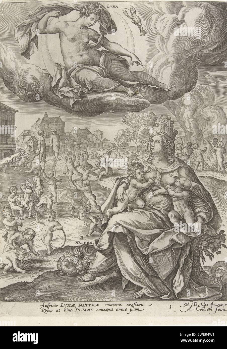 The seven planets luna hi-res stock photography and images - Alamy