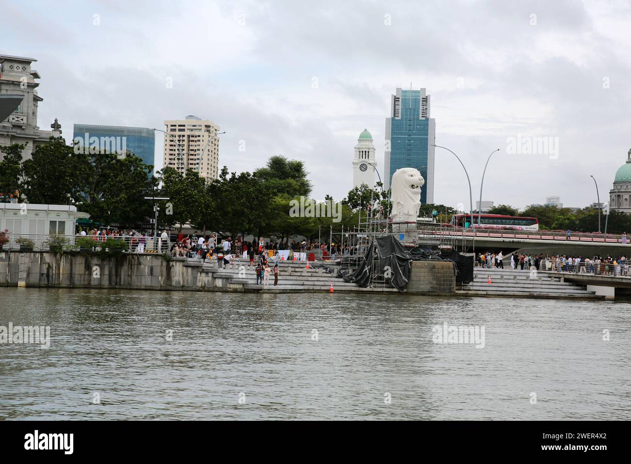 Merlion Park, Singapore, Asia Stock Photo - Alamy