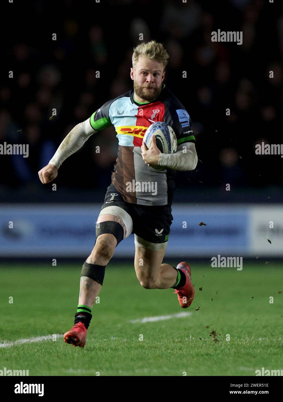 Harlequins' Tyrone Green during the Gallagher Premiership match at the ...