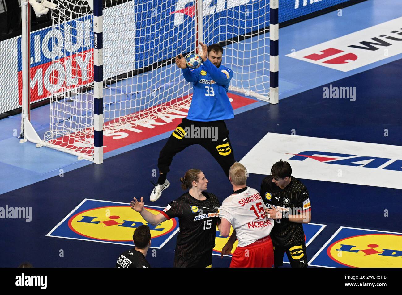 Cologne, Germany. 26th Jan, 2024. Handball: European Championship ...