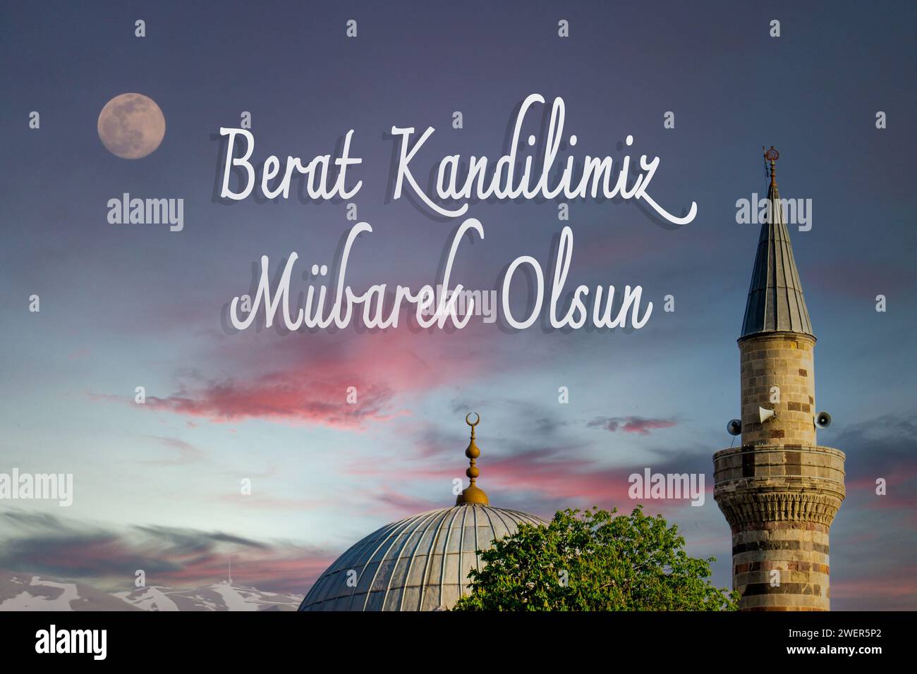 Berat Kandilimiz Mubarek Olsun or Happy Berat Kandil. Berat Kandili ...