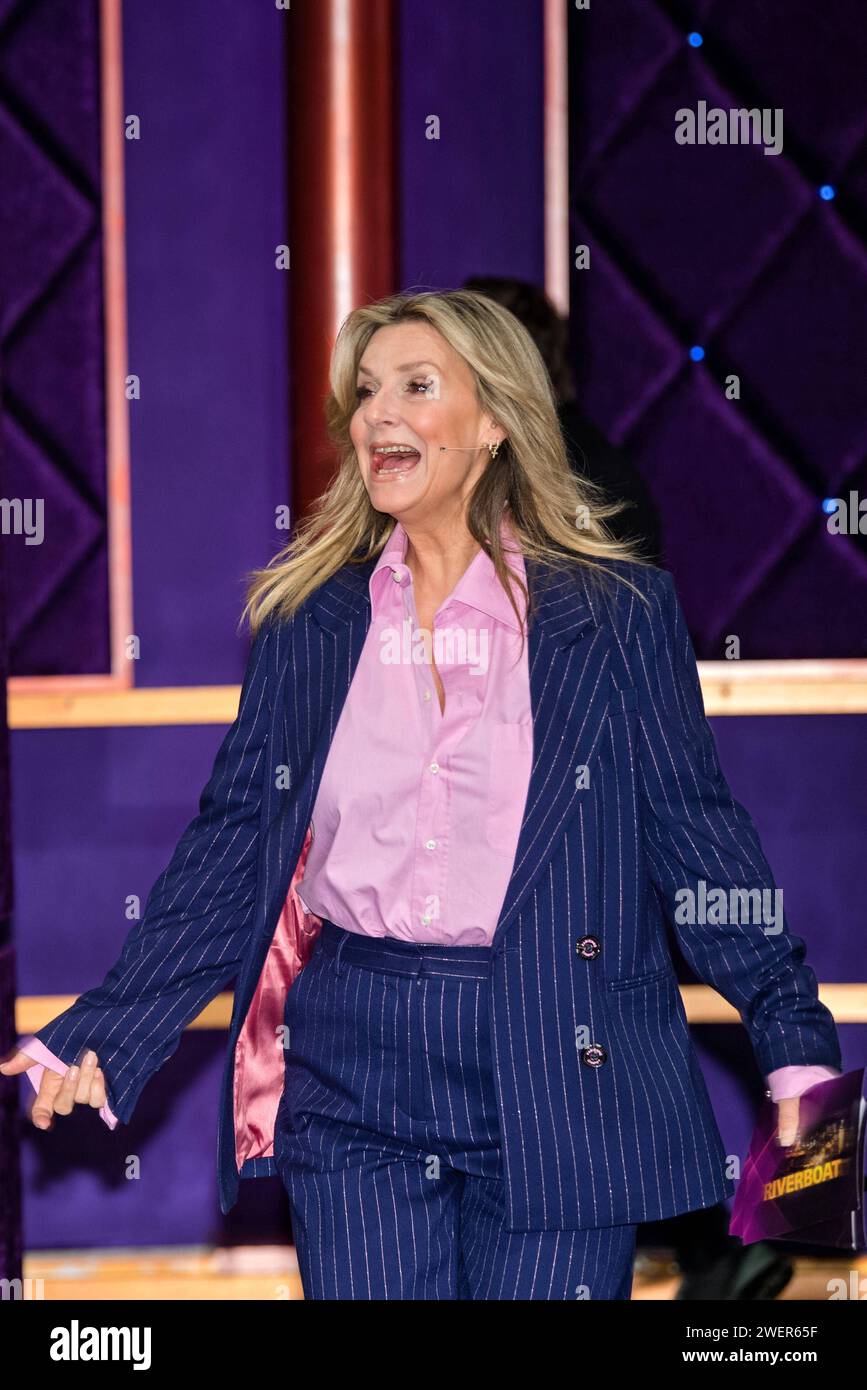 MDR - Riverboat. Moderatorin Kim Fisher anläßlich der Aufzeichnung der ...