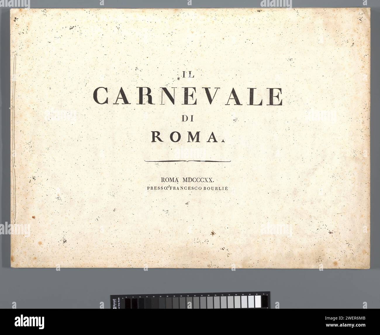 Series of twenty prints concerning the Roman carnival, with title print ...