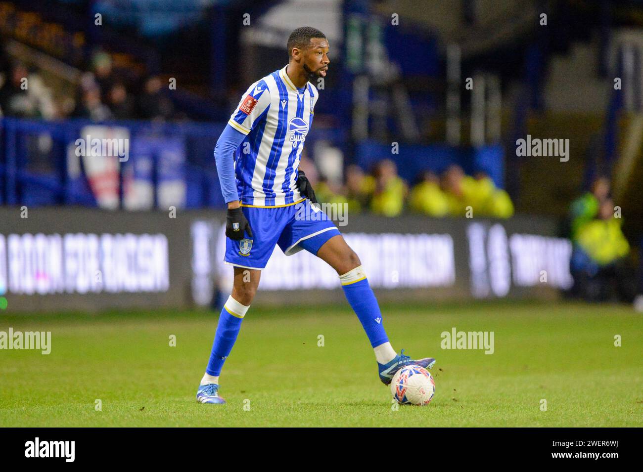 Mohamed Diaby of Sheffield Wednesday during the Emirates FA Cup Fourth ...