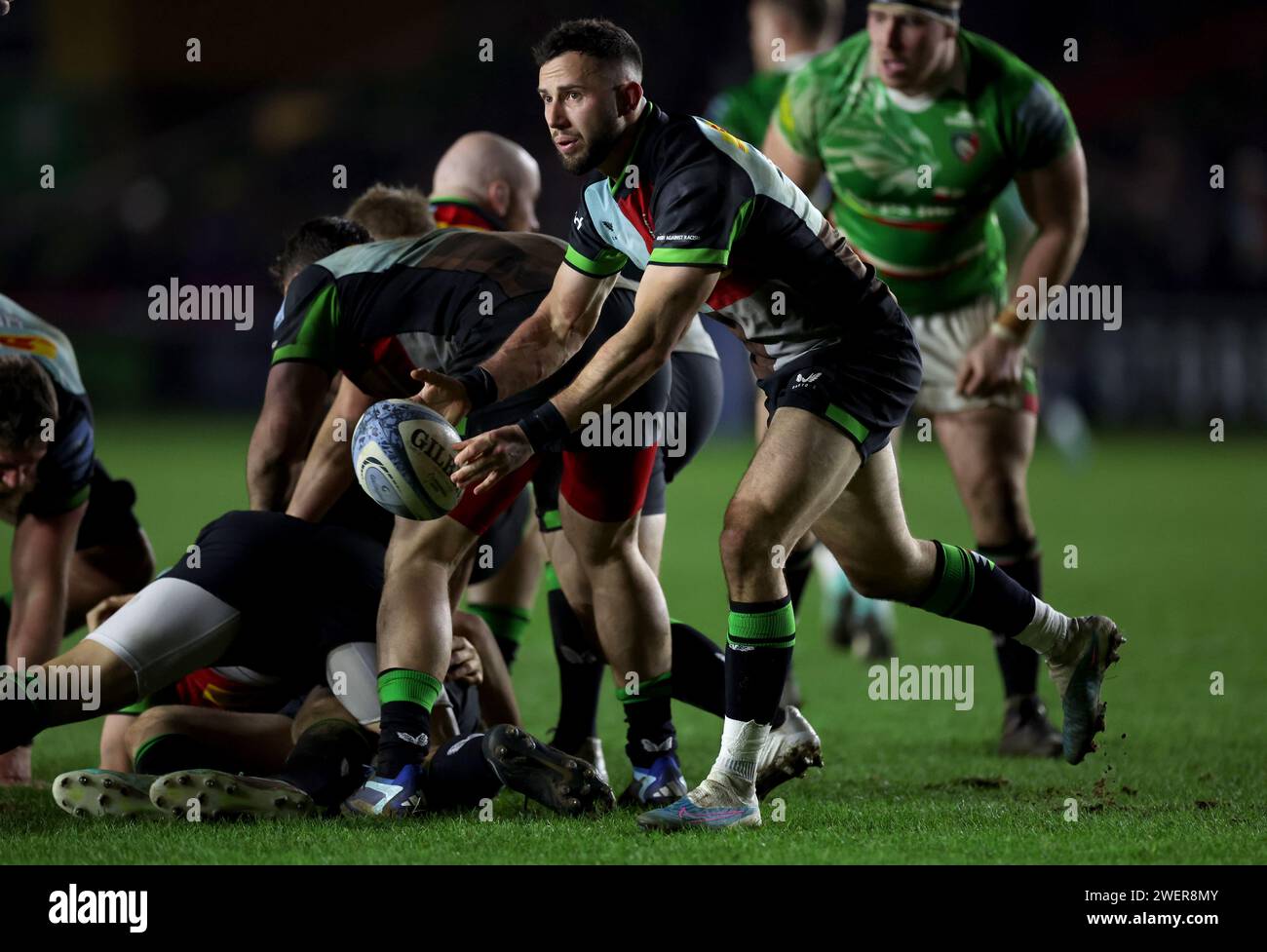 Harlequins' Max Green during the Gallagher Premiership match at the ...
