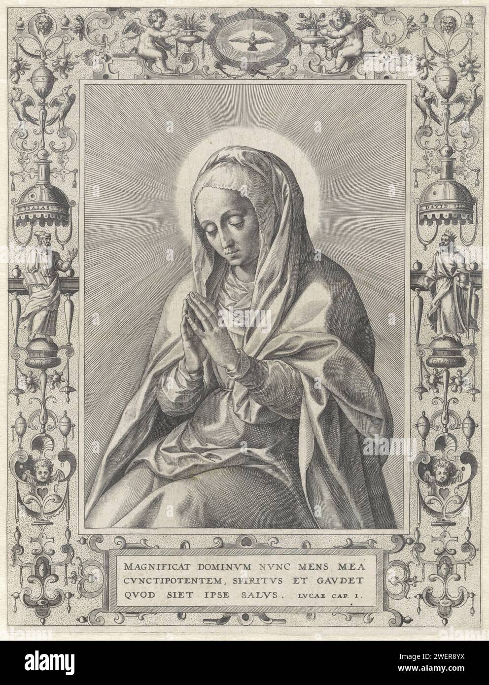 Virgin mary hands in prayer hi-res stock photography and images - Alamy