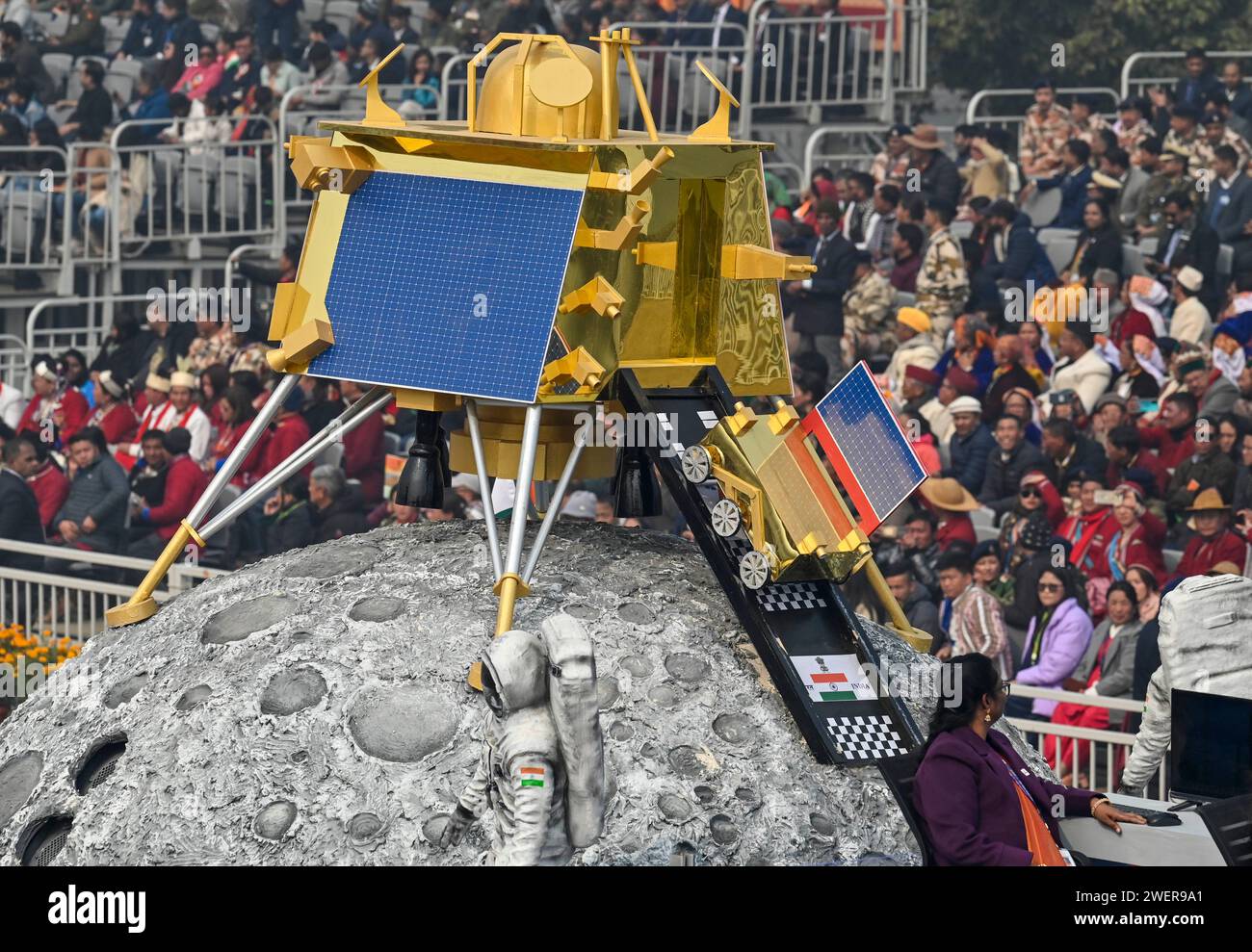 NEW DELHI, INDIA - JANUARY 26: Indian Space Research Organization (ISRO ...