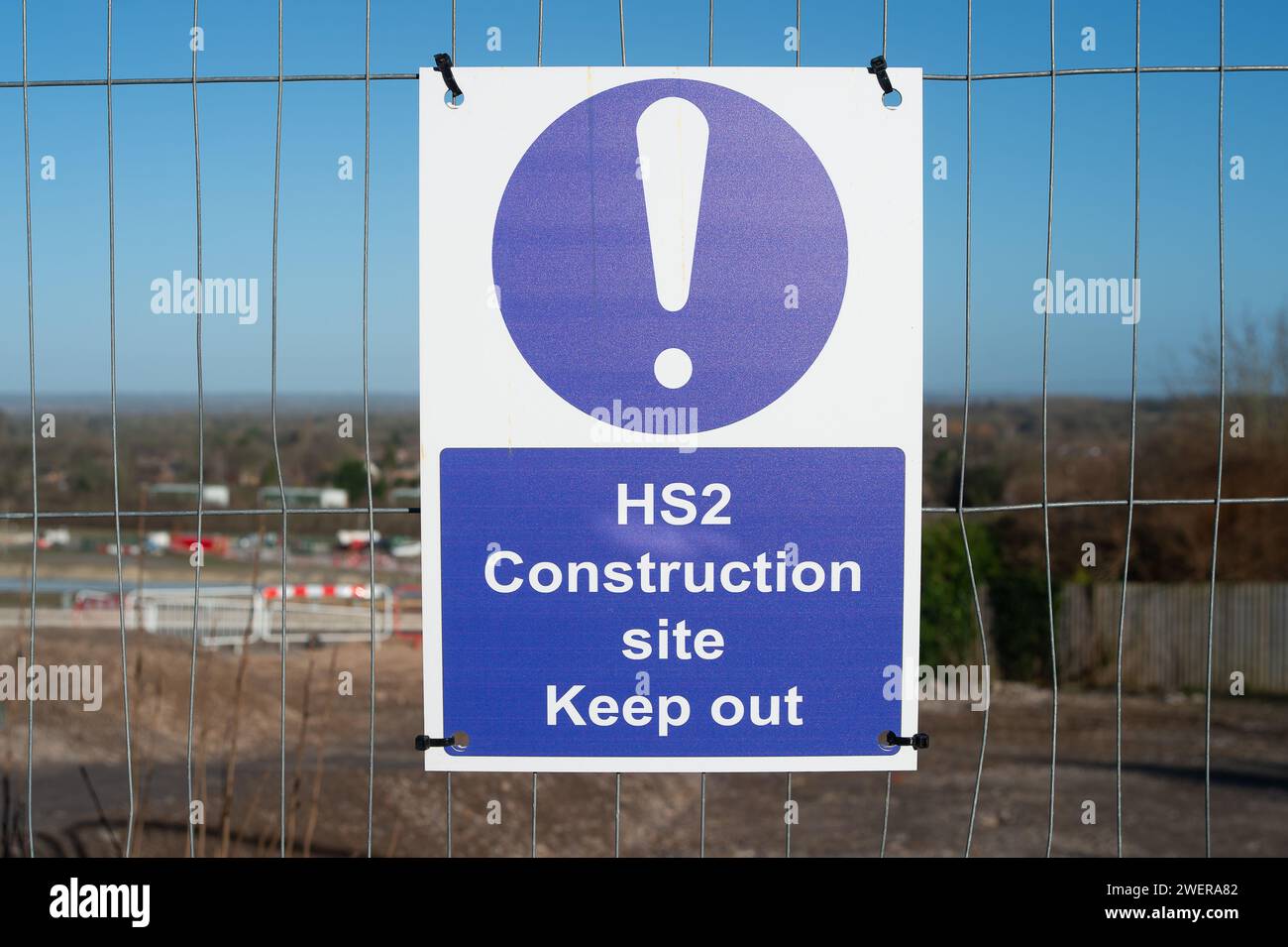 Wendover, UK. 26th January, 2024. HS2 have demolished six houses in ...