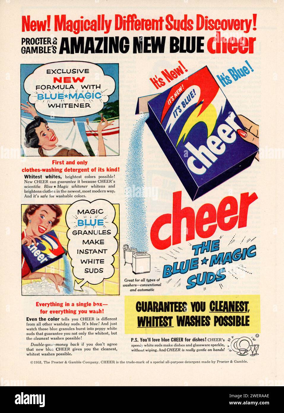 Vintage laundry soap cheer hi-res stock photography and images - Alamy