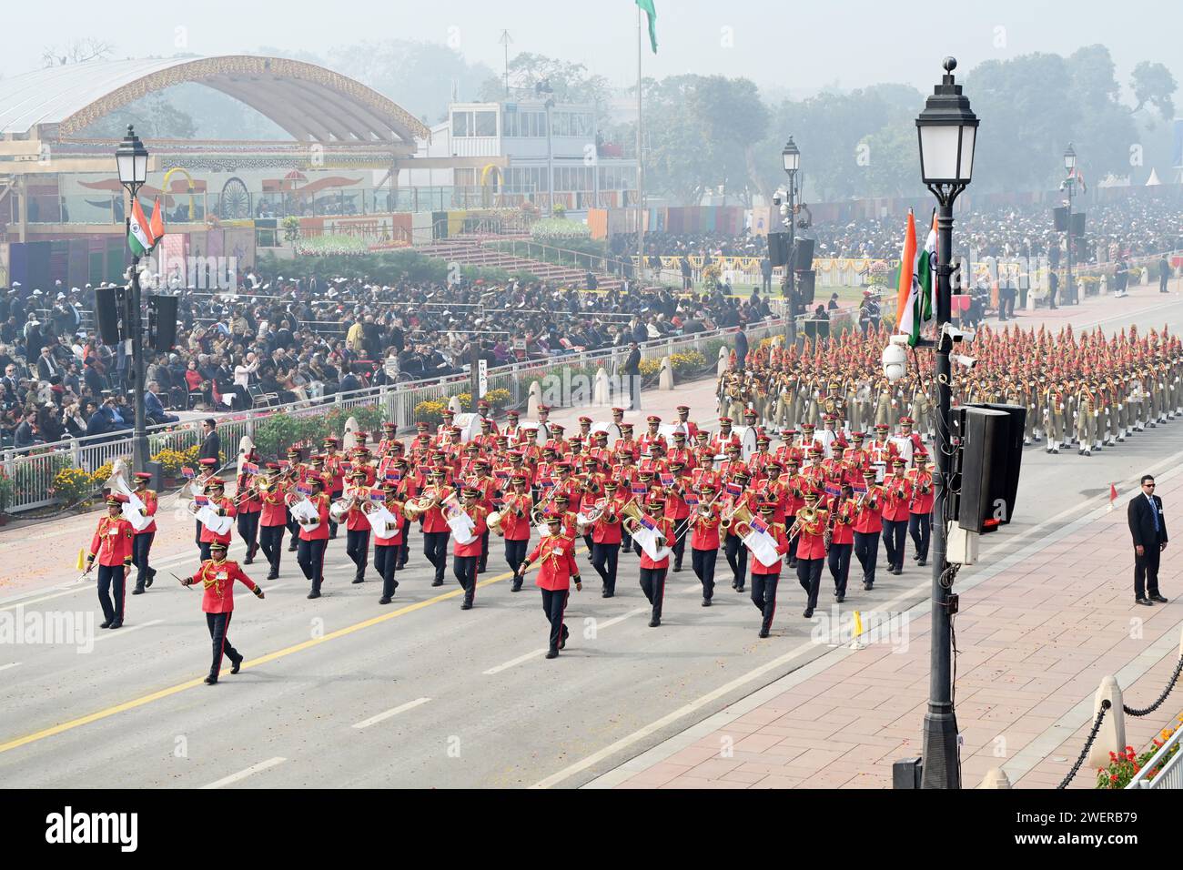 NEW DELHI, INDIA - JANUARY 26: An all women contingent from Border ...