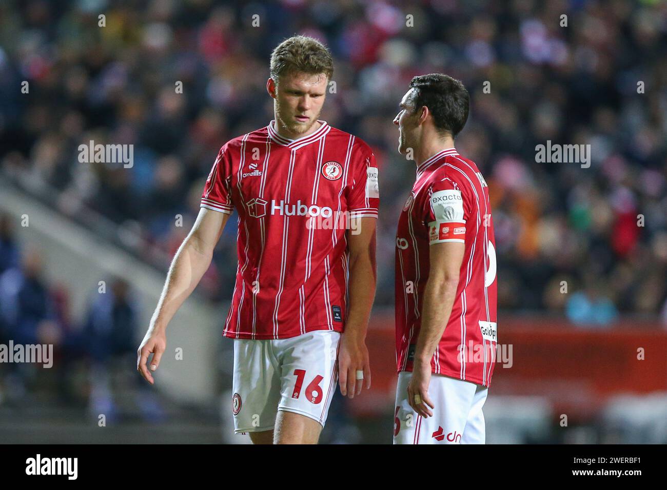 Rob Dickie of Bristol City and Matthew James of Bristol City talk ...