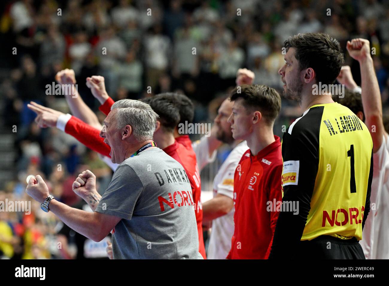 Cologne, Germany. 26th Jan, 2024. Handball: European Championship ...