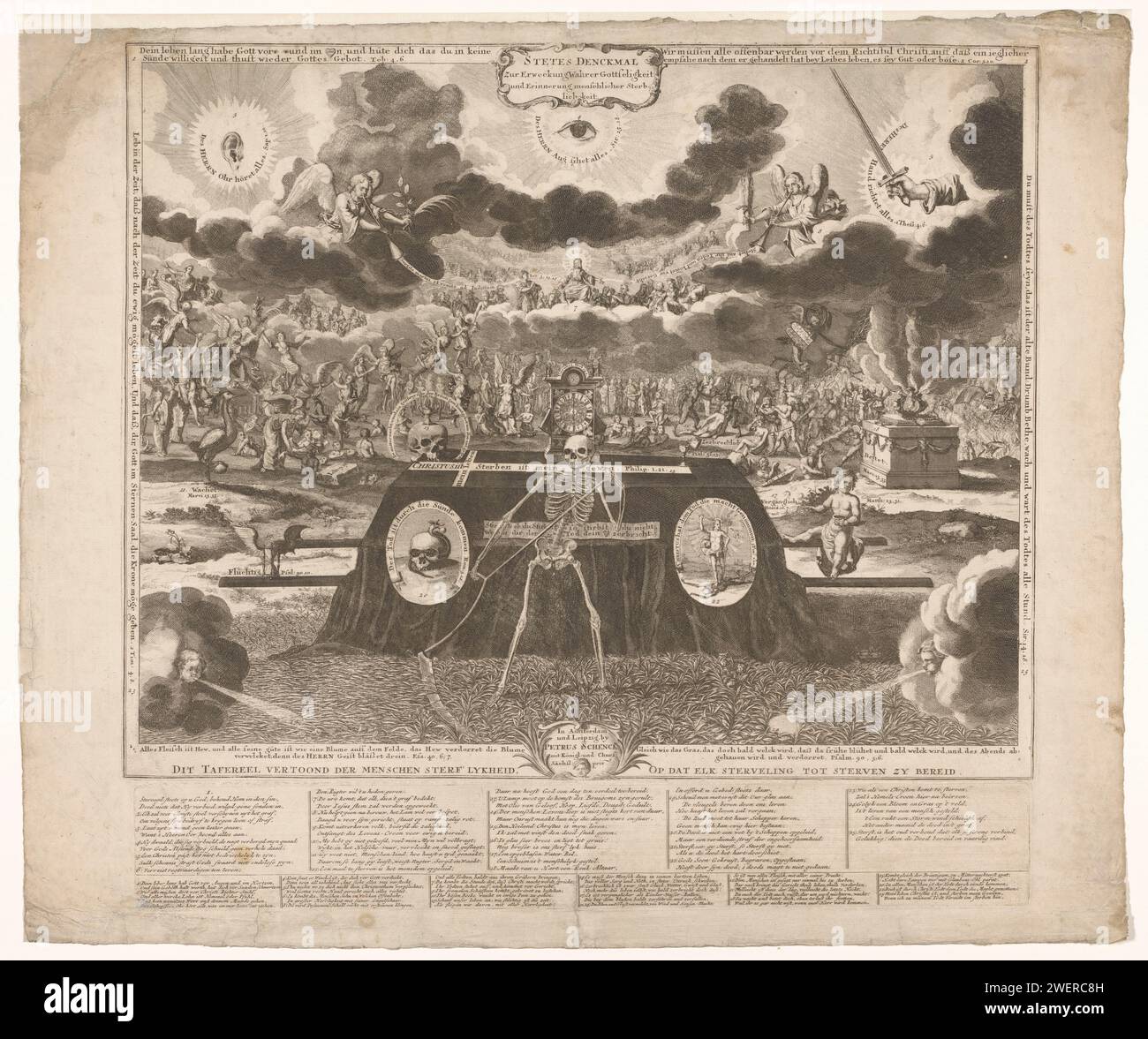 Allegory of Transience, c. 1690 - c. 1711 print Allegory of transience ...