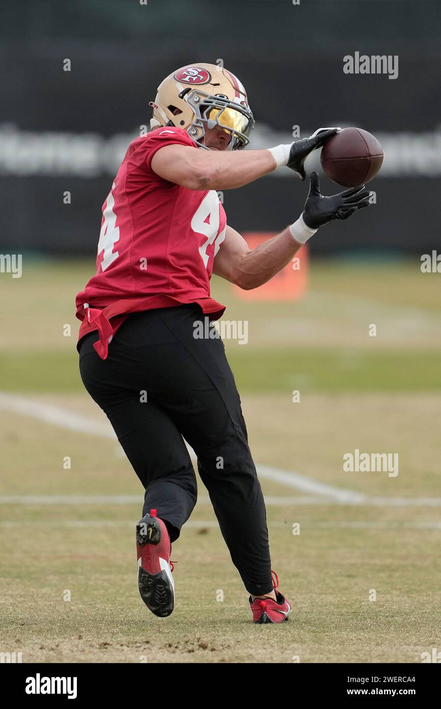 San Francisco 49ers fullback Kyle Juszczyk catches a pass during an NFL ...