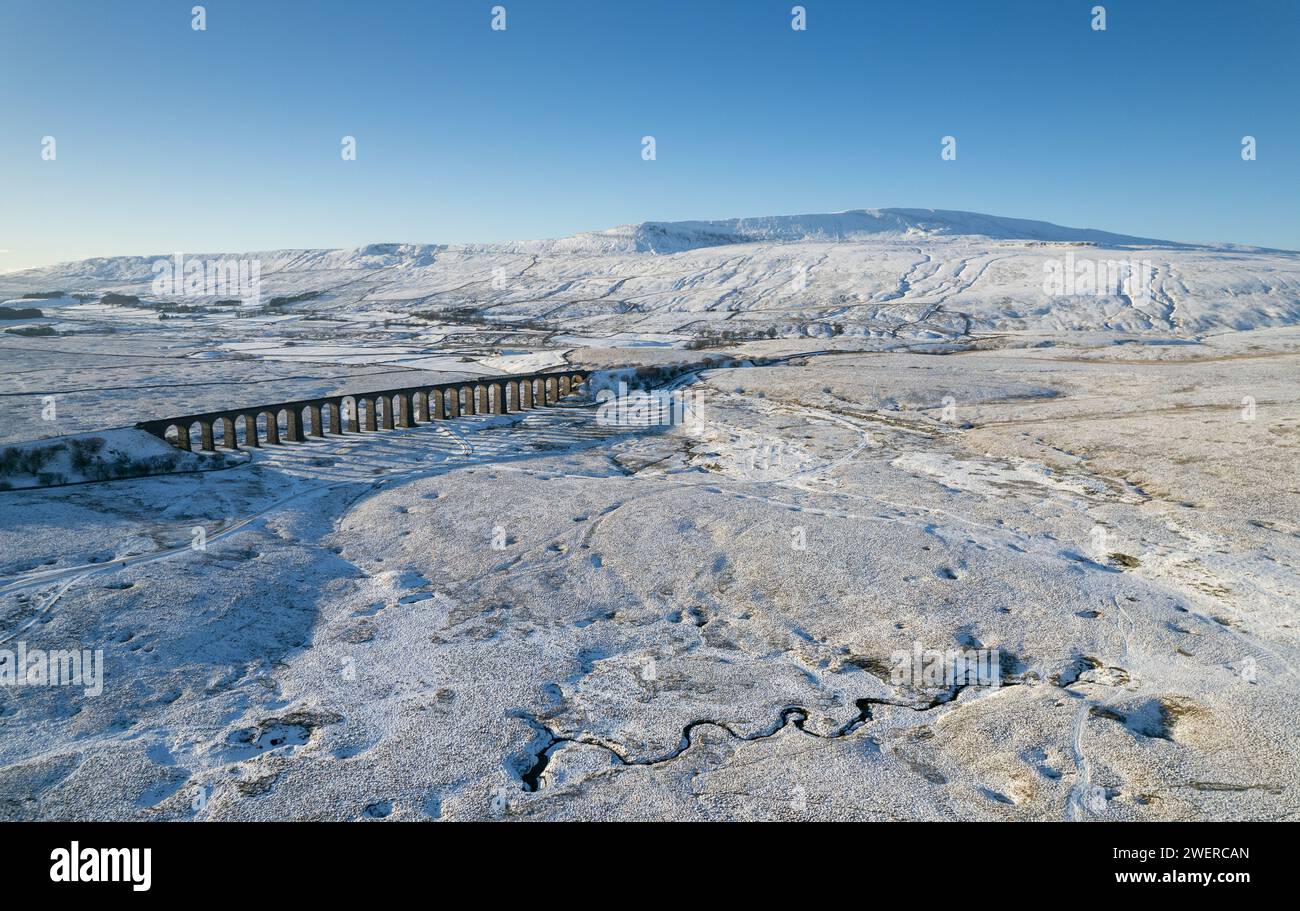 Aerial of ribblehead viaduct hi-res stock photography and images - Alamy
