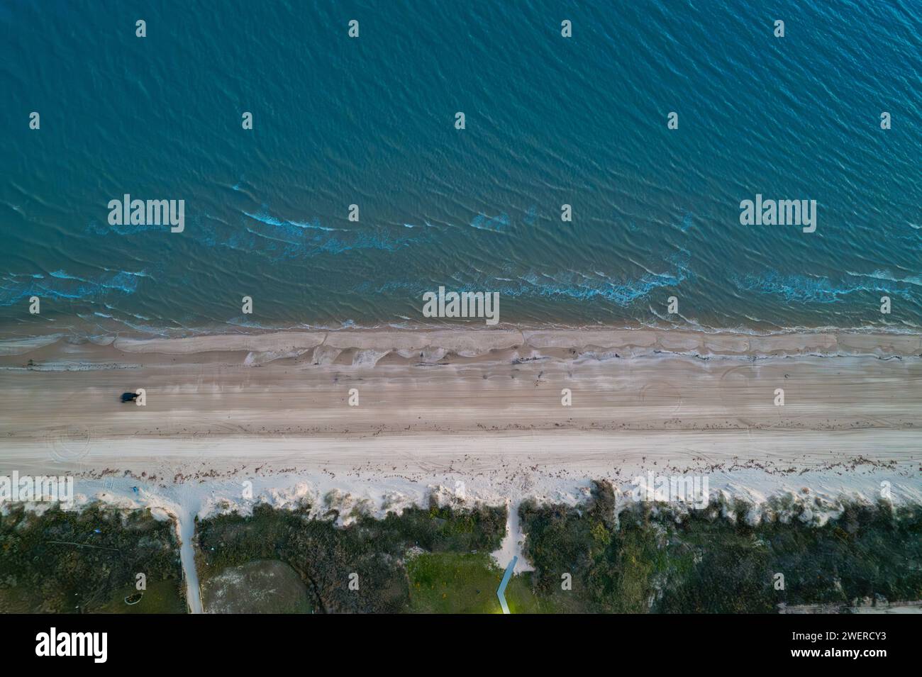 A hidden beach view awaits, just beyond the frame Stock Photo - Alamy