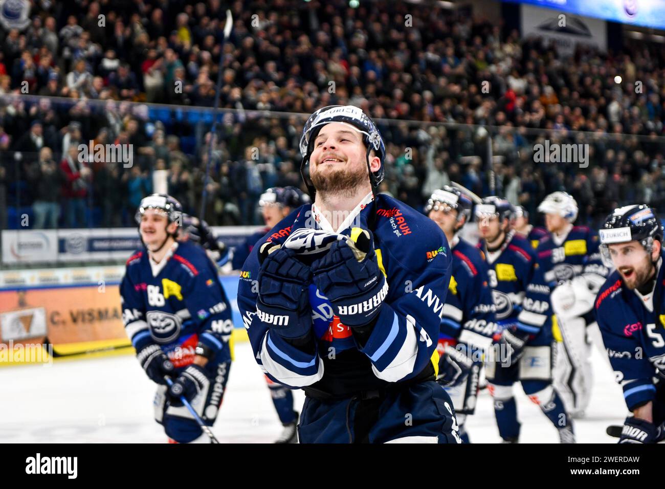 Ambri, Switzerland. 26th Jan, 2024. 26.01.2024, Ambri, Gottardo Arena ...