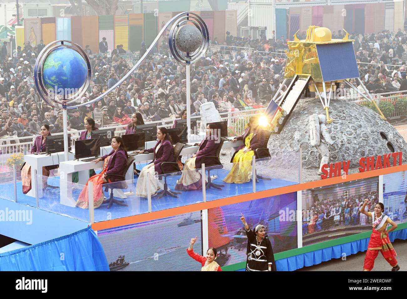 NEW DELHI, INDIA - JANUARY 26: Indian Space Research Organization (ISRO ...