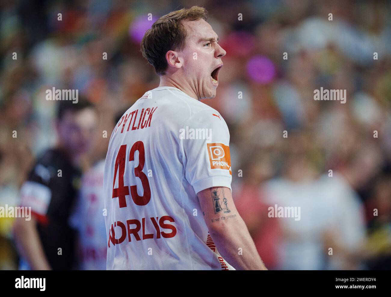 Simon Pytlick celebrates during the semifinal between Germany and ...