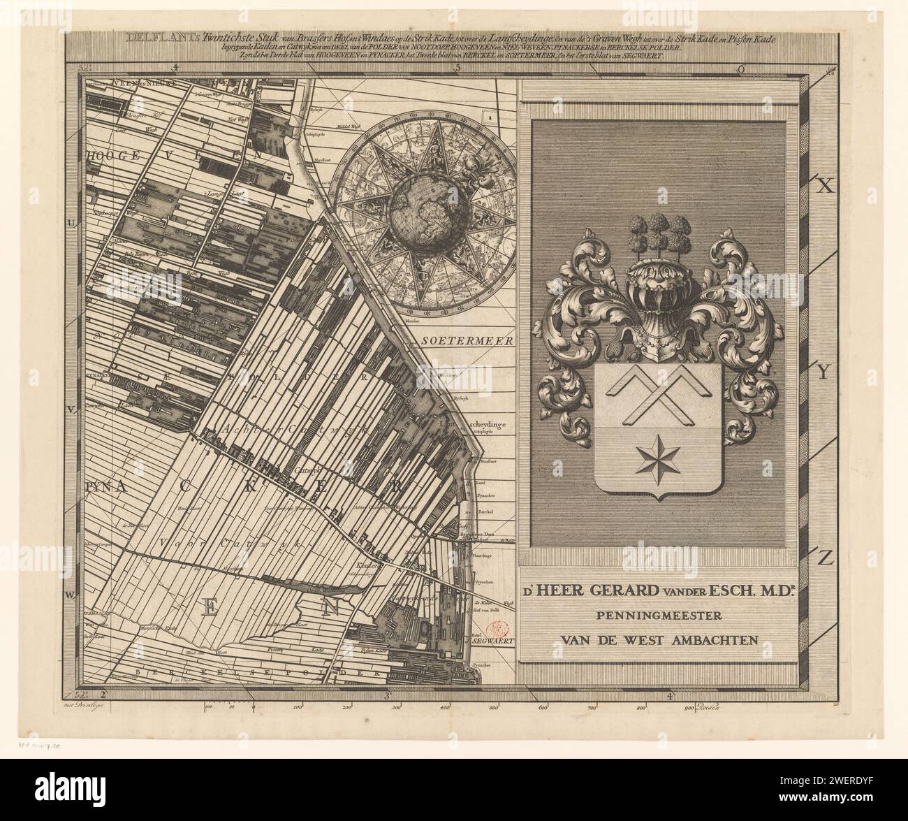 Map of the Delfland Water Board (twentieth part), Luggert van Anse ...