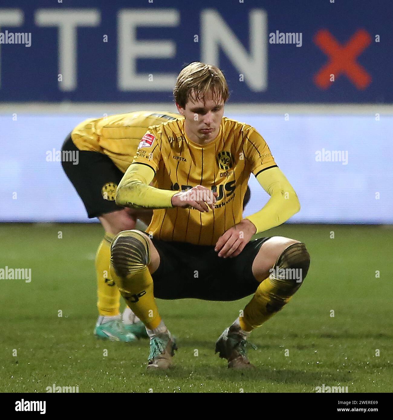 KERKRADE, Netherlands. 26th Jan, 2024. football, Dutch Keuken Kampioen Divisie, Roda JC - Jong ...