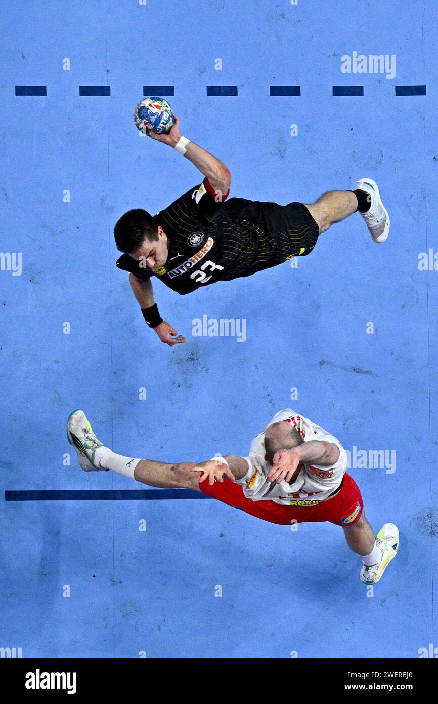 Cologne, Germany. 26th Jan, 2024. Handball: European Championship ...