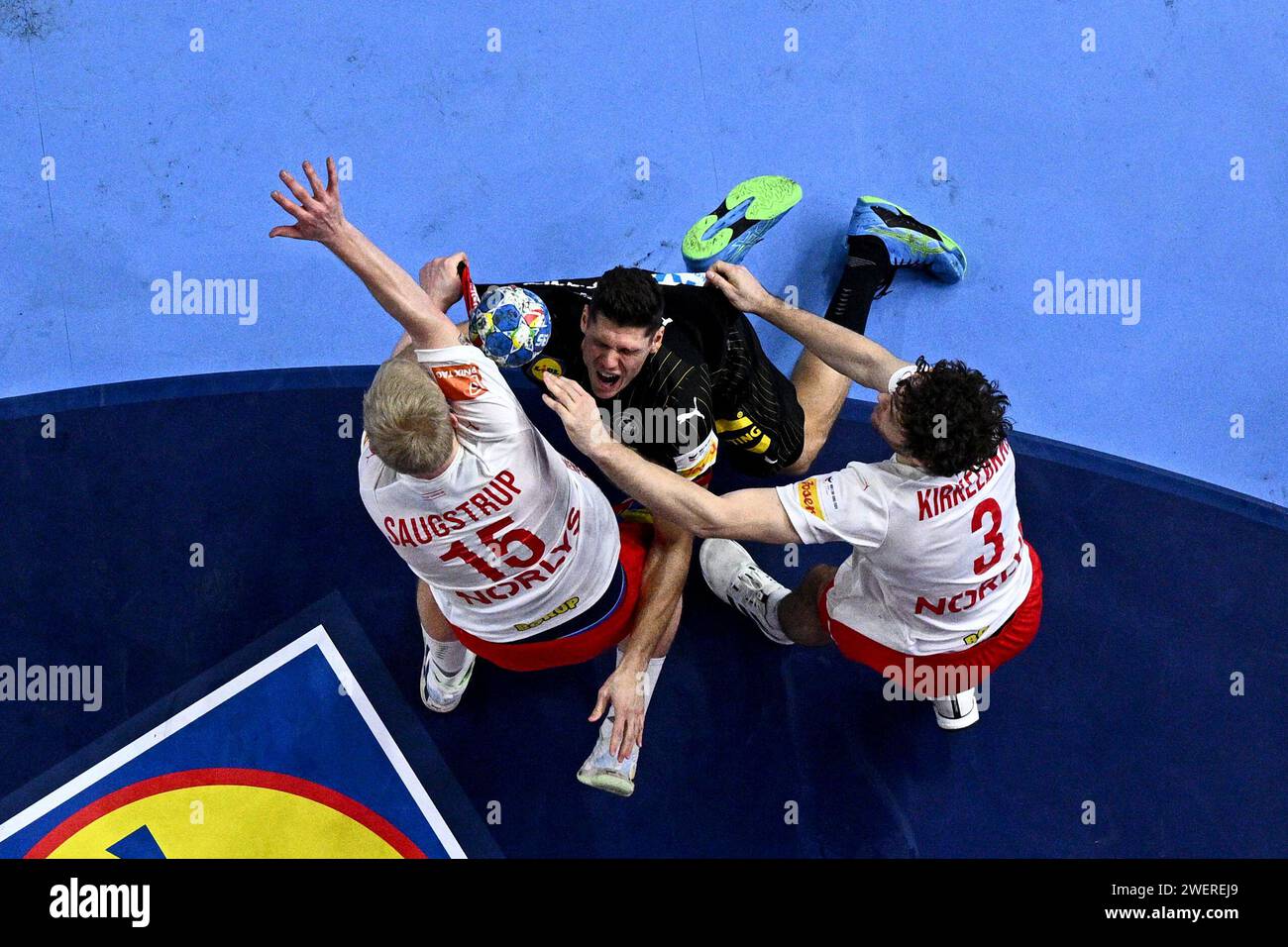 Cologne, Germany. 26th Jan, 2024. Handball: European Championship ...