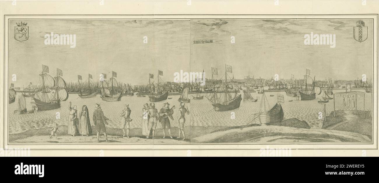 Three bodies on the gallows in the harbour hi-res stock photography and ...