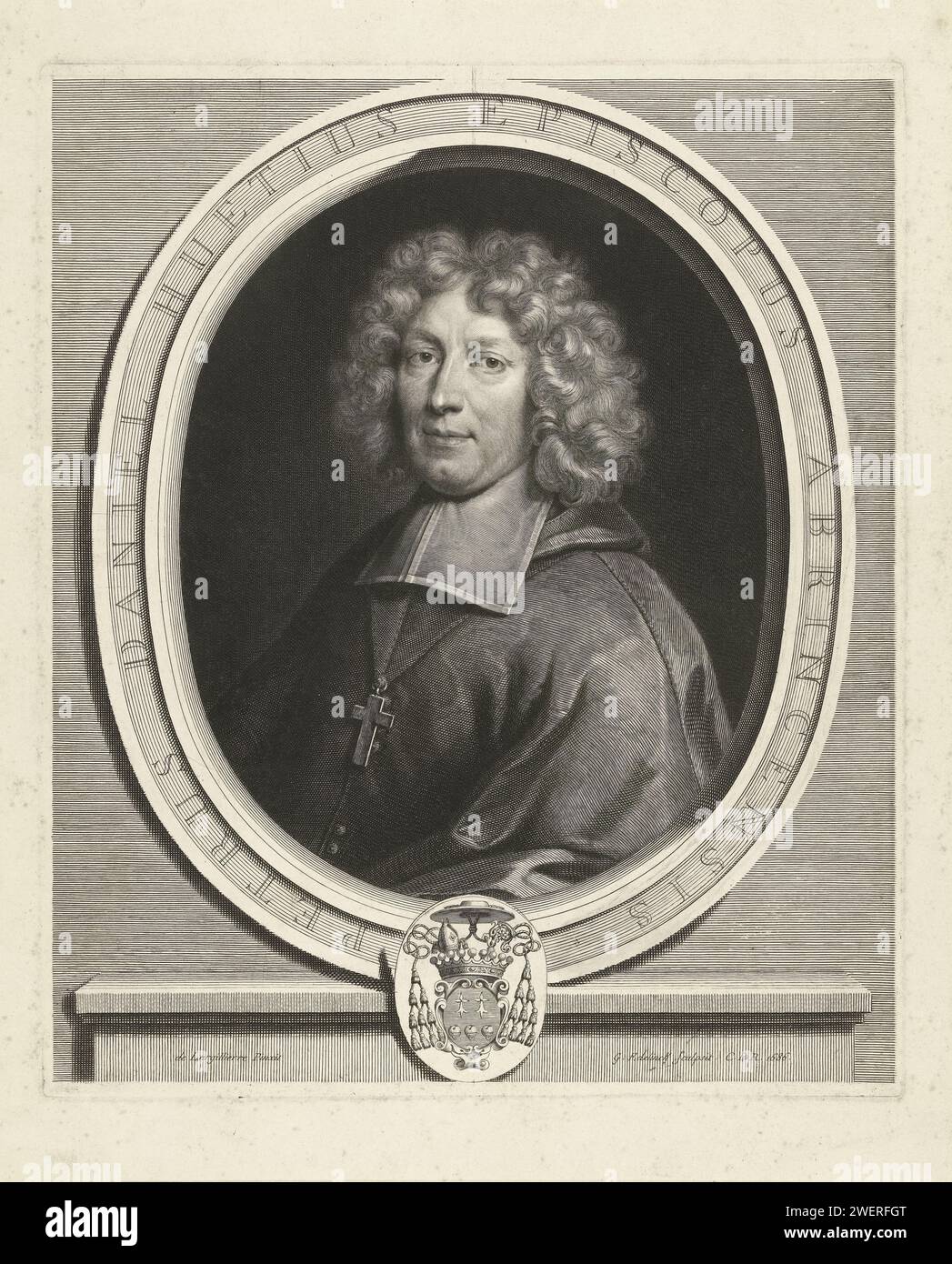 Paretret Van Pier Pierre-Daniel has, Gerard Edelinck, After Nicolas the ...