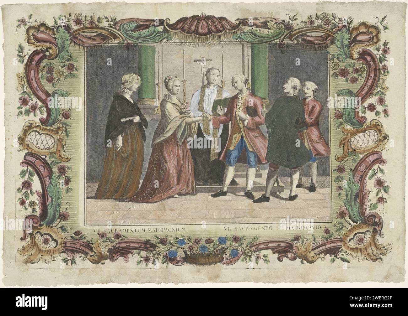 The Sacrament of Marriage, Giovanni Volpato, 1700 - 1799 print The ...