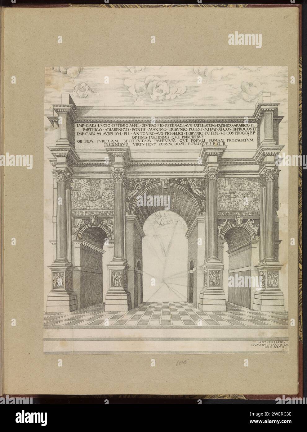 Boog van septimius severus hi-res stock photography and images - Alamy