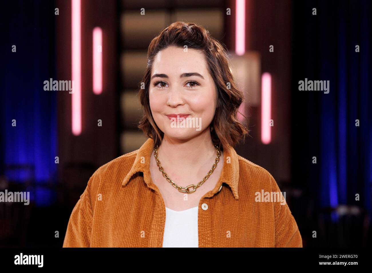 Schauspielerin Luisa Charlotte Schulz bei der Aufzeichnung der WDR-Talkshow Kölner Treff im WDR ...