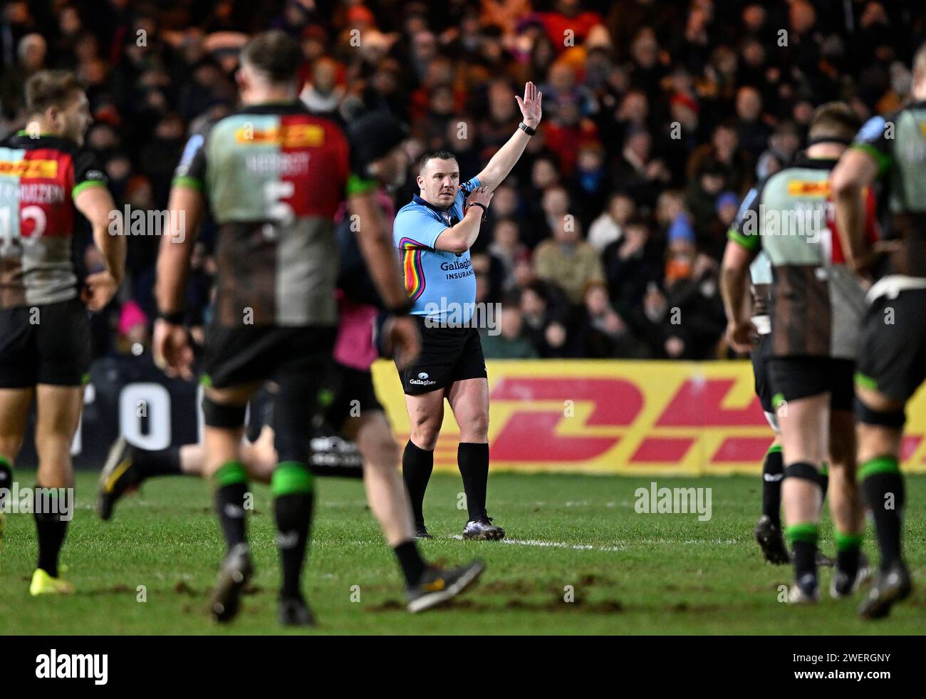 Twickenham, United Kingdom. 26th Jan, 2024. Premiership Rugby ...
