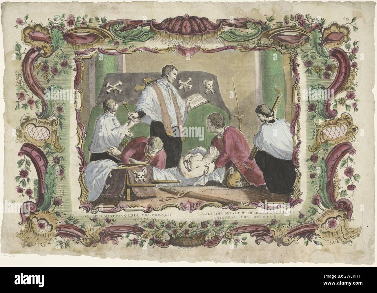 The dead buried, Giovanni Volpato, 1700 - 1799 print Imagination of one ...