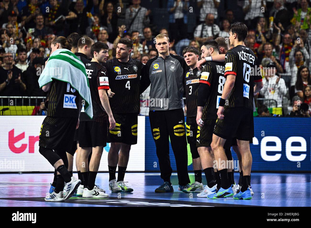 Cologne, Germany. 26th Jan, 2024. Handball: European Championship ...