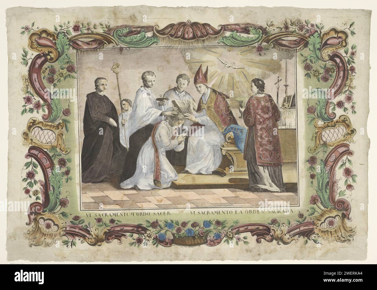The Sacrament of the Priesthood, Giovanni Volpato, 1700 - 1799 print ...