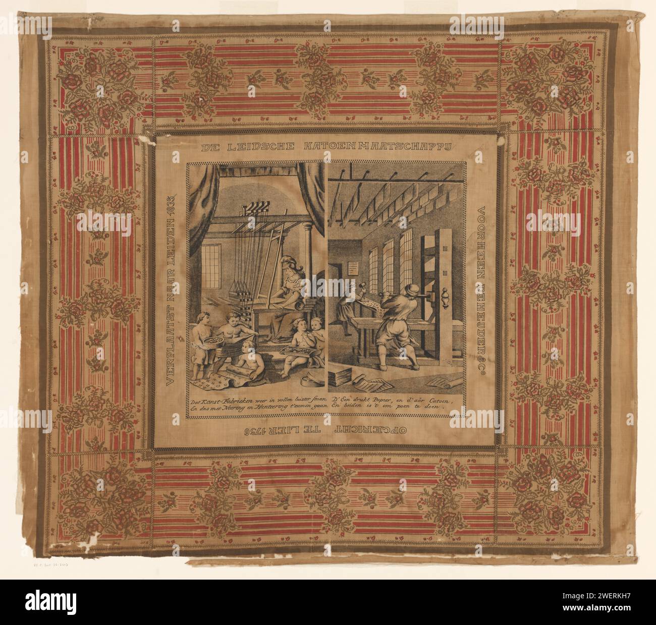 Memorial cloth of the Leidsche Cotton Company, Leidsche ...