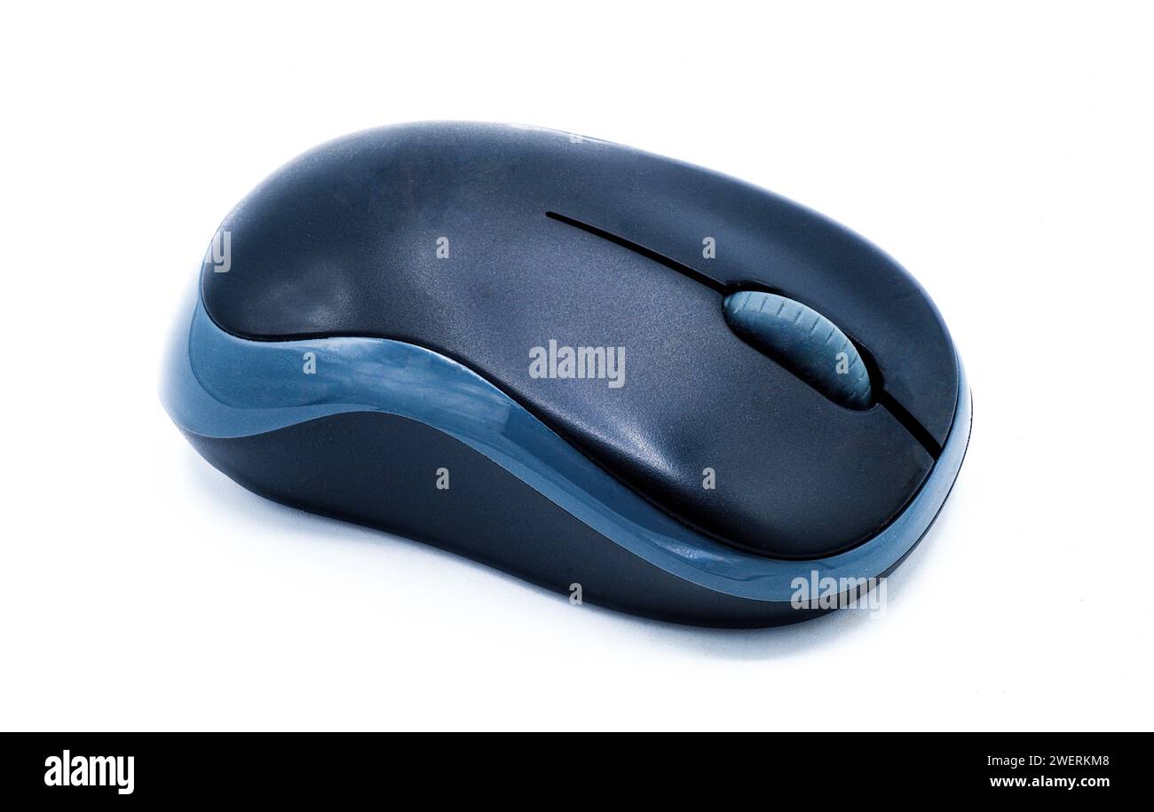 Modern wireless battery powered computer mouse with mid line scrolling ...