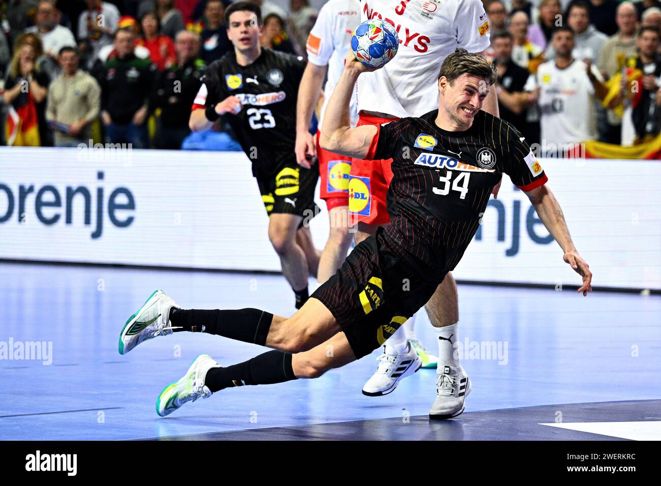 Cologne, Germany. 26th Jan, 2024. Handball: European Championship ...