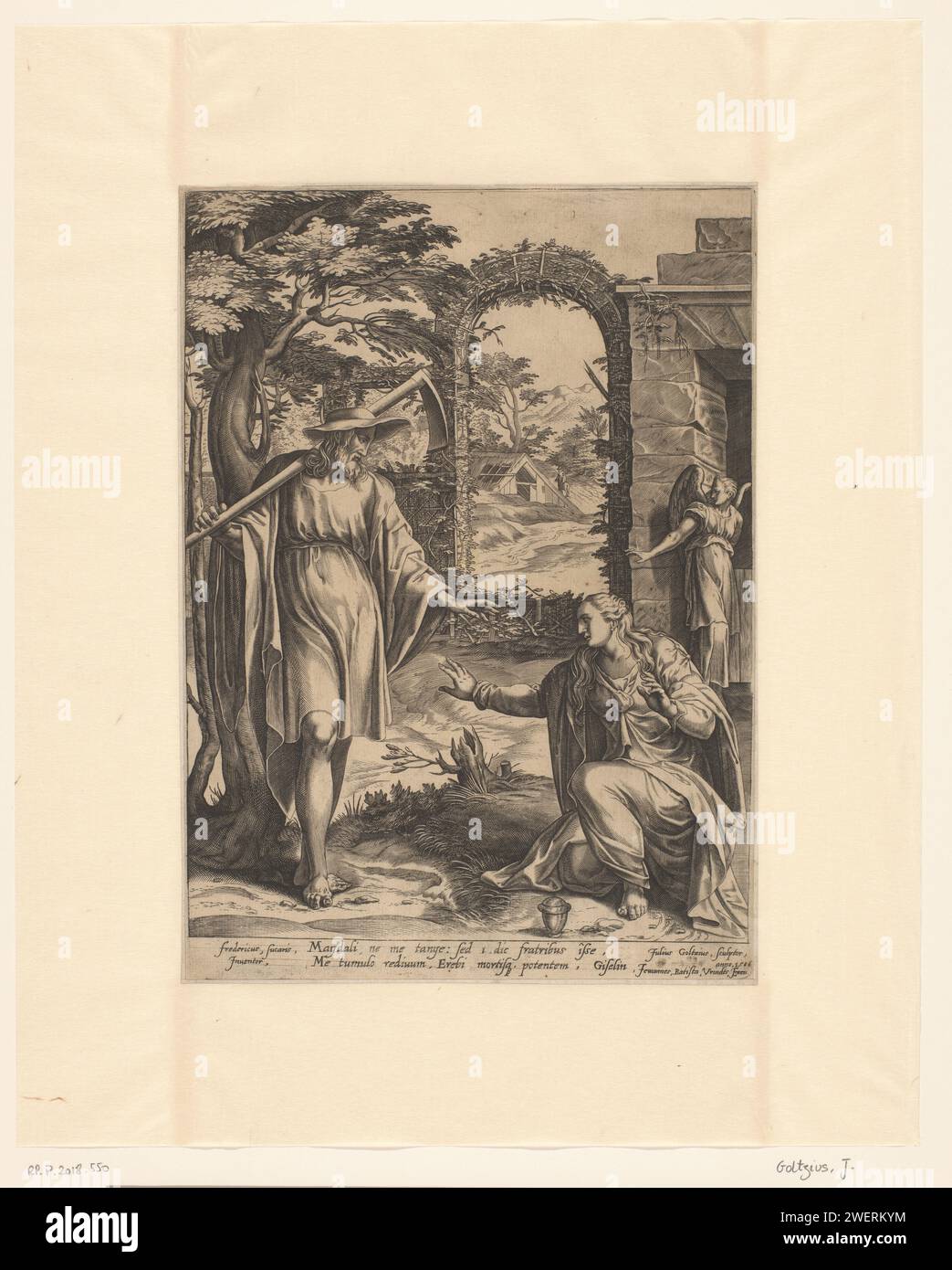 Do not touch me, Julius Goltzius, after Federico Zuccaro, after Giulio ...