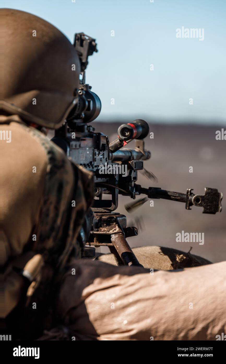 A U.S. Marine with 3d Littoral Combat Team, 3d Marine Littoral Regiment ...